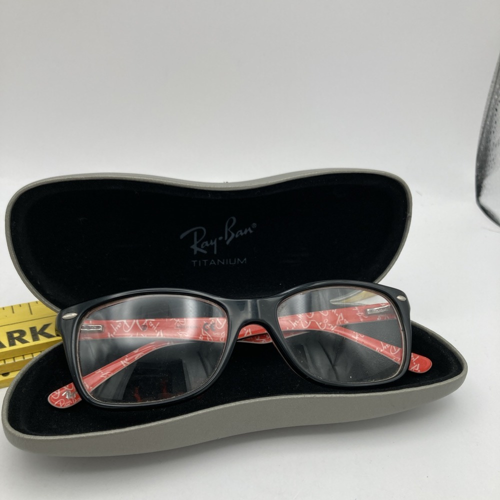 Ray-Ban Rb 5184 2479 Black Red Designer Authentic Fra… - Gem
